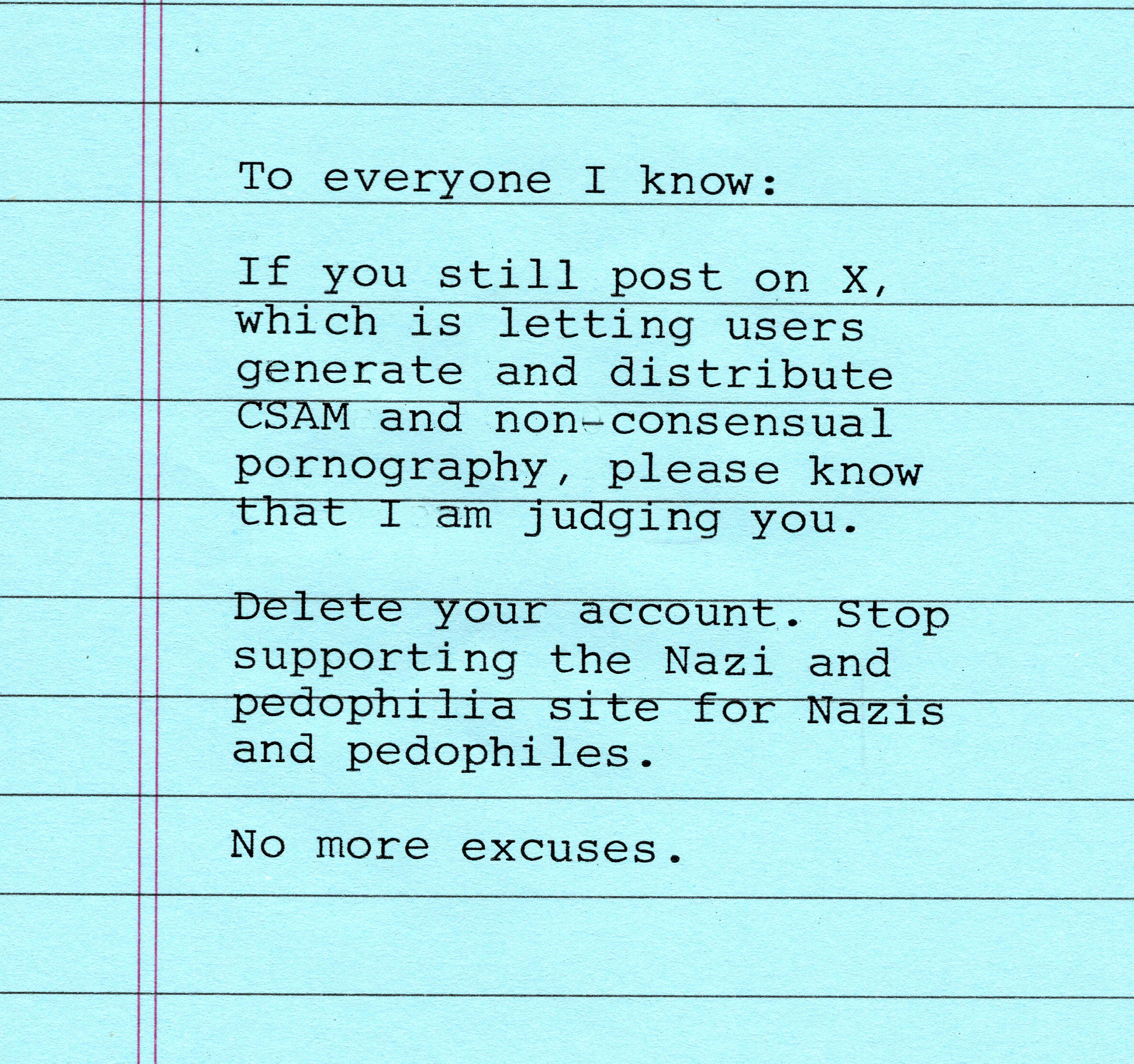 Stop posting on X - gregpak.net